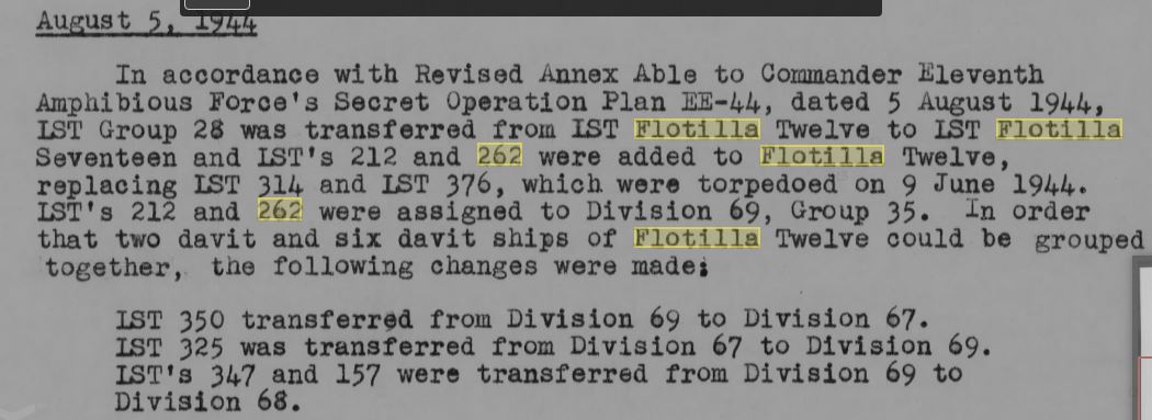 LST 262 WWII | Patriot Connections